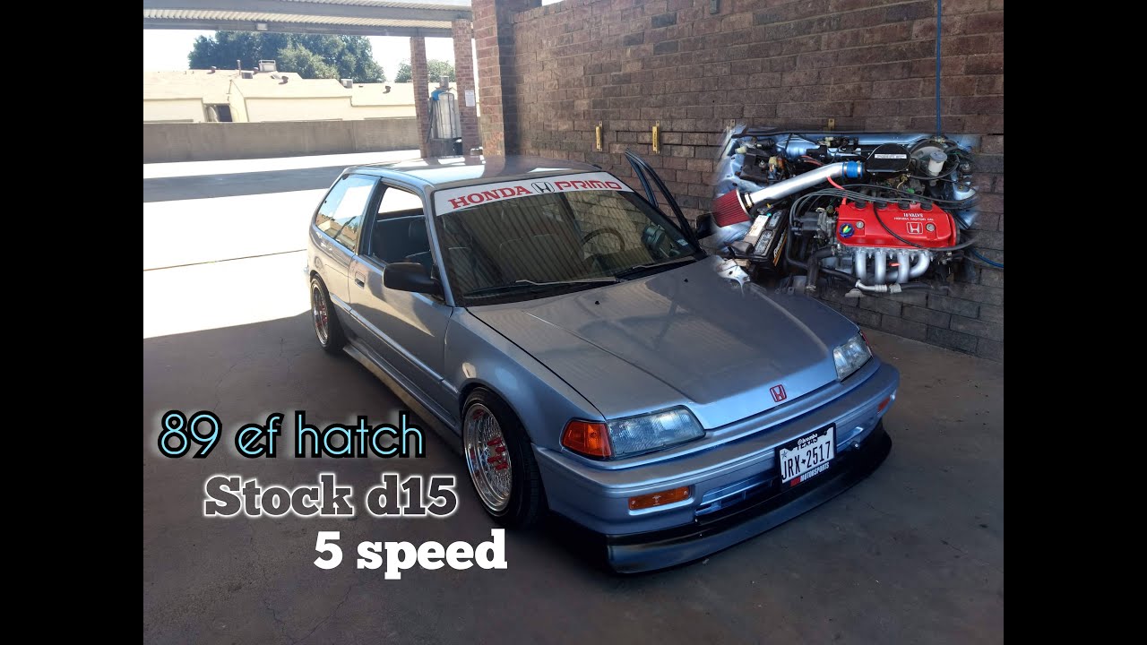 ef hatch slammed stanced - YouTube