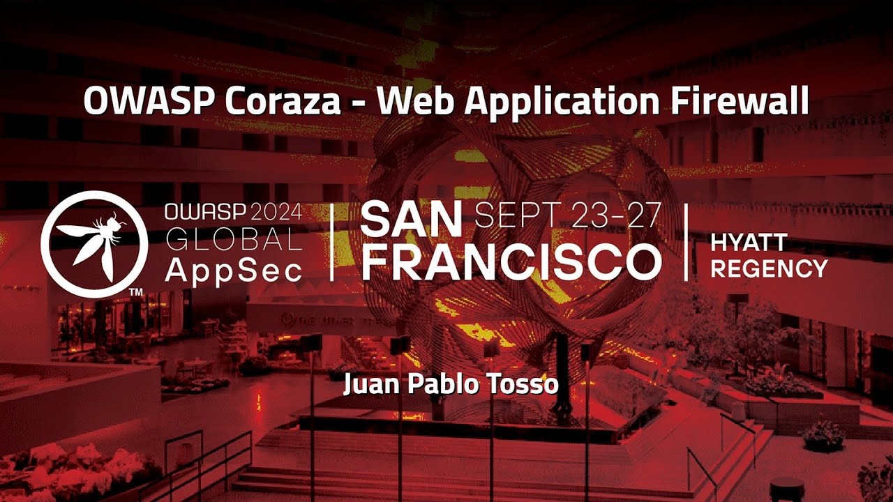 OWASP Coraza - Web Application Firewall - Juan Pablo Tosso - YouTube