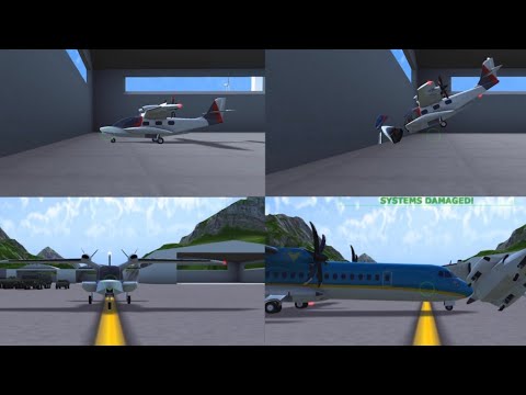 PS-26 Seaplane Crash Test In Turboprop Flight Simulator | Awful Results ...