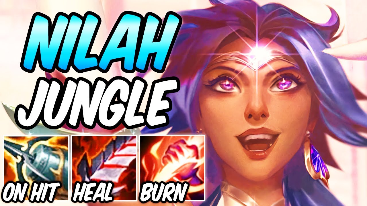 NILAH JUNGLE FULL CRIT AD ON-HIT | New Build & Runes | League of ...