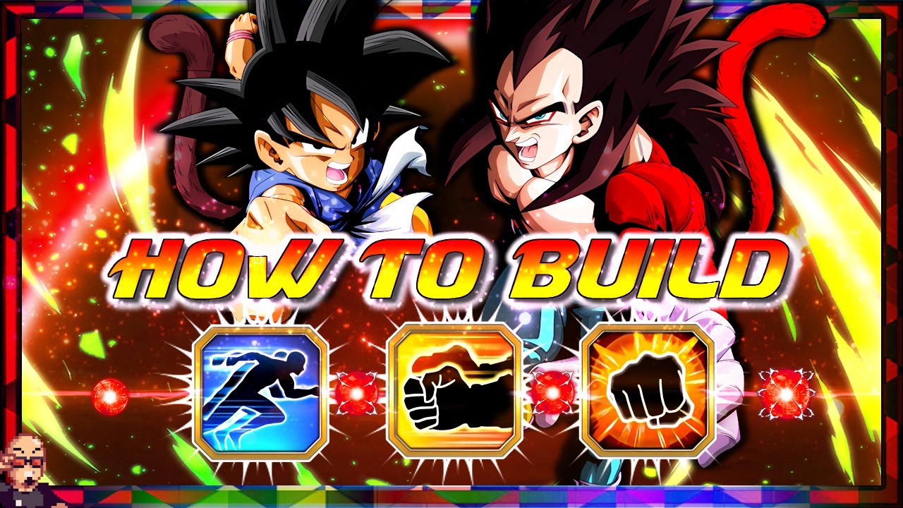HOW TO BUILD! EZA STR Goku (GT) & Ssj4 Vegeta GT Duo Hidden Potential ...
