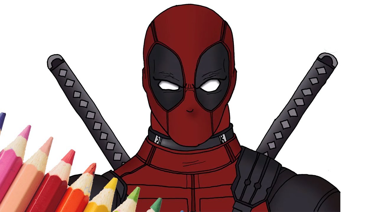 How To Draw Deadpool | Step By Step Tutorial - YouTube