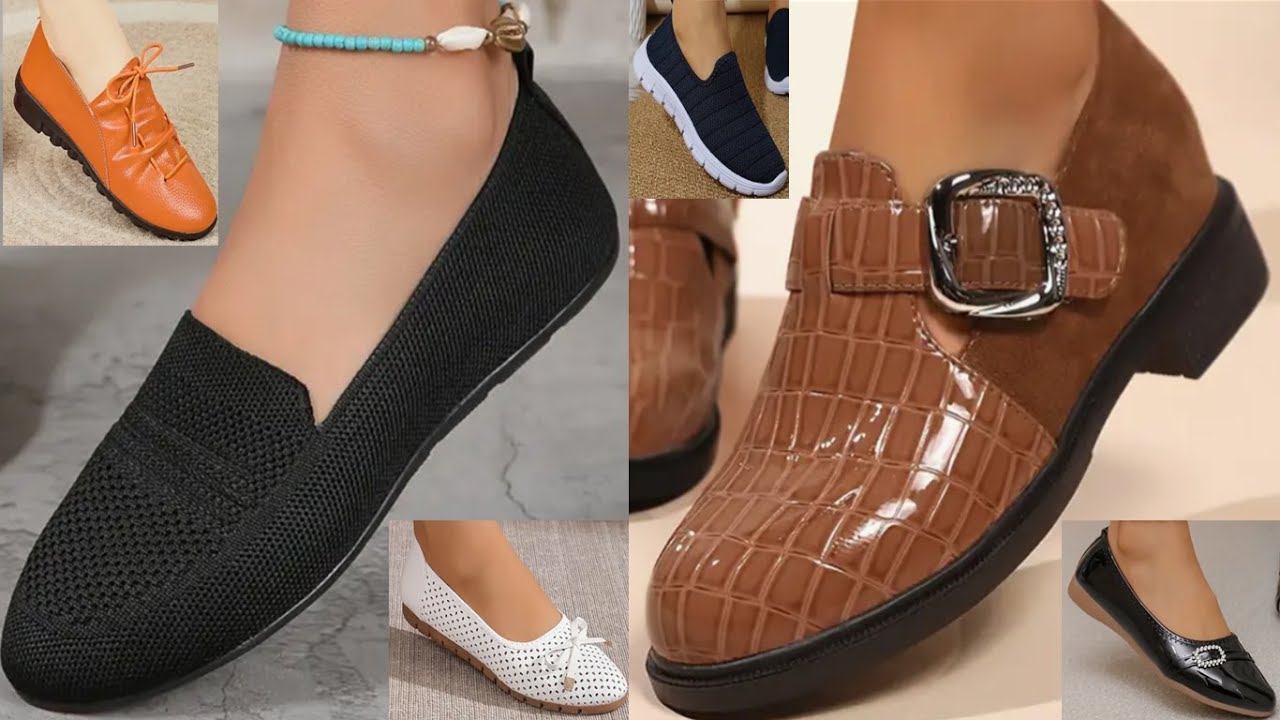 2025 TOP COMFORTABLE PRETTY FLAT SHOES DESIGNS LATEST TRENDING FOOTWEAR ...