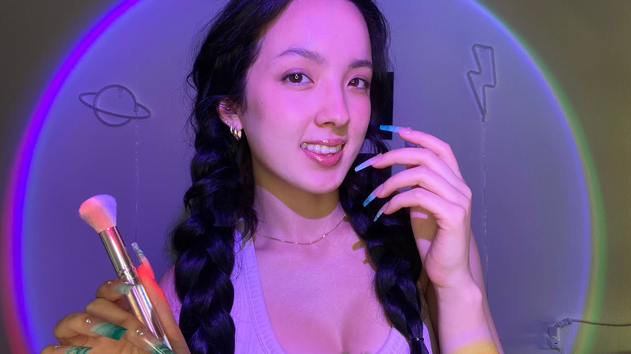 ASMR | Popular Girl Gives You Tingles in the Back of Class (Touching ...