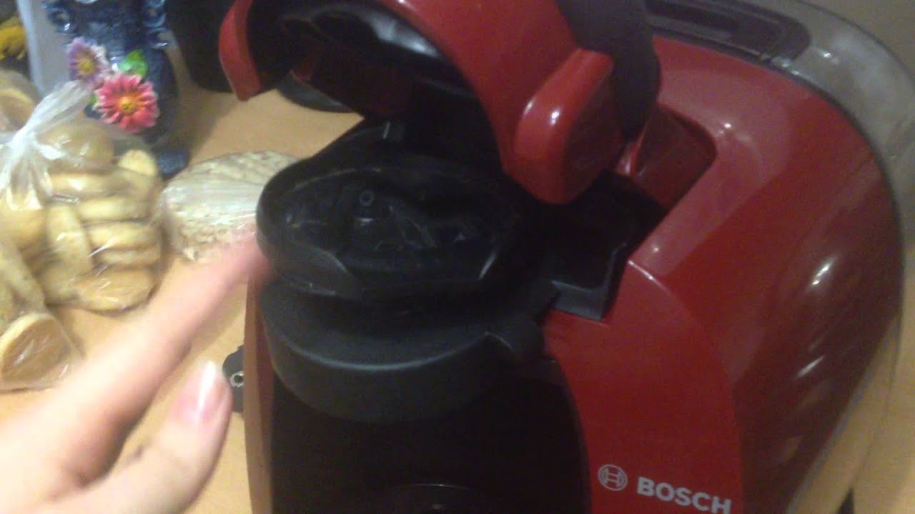 Capsule coffee machine Bosch - YouTube