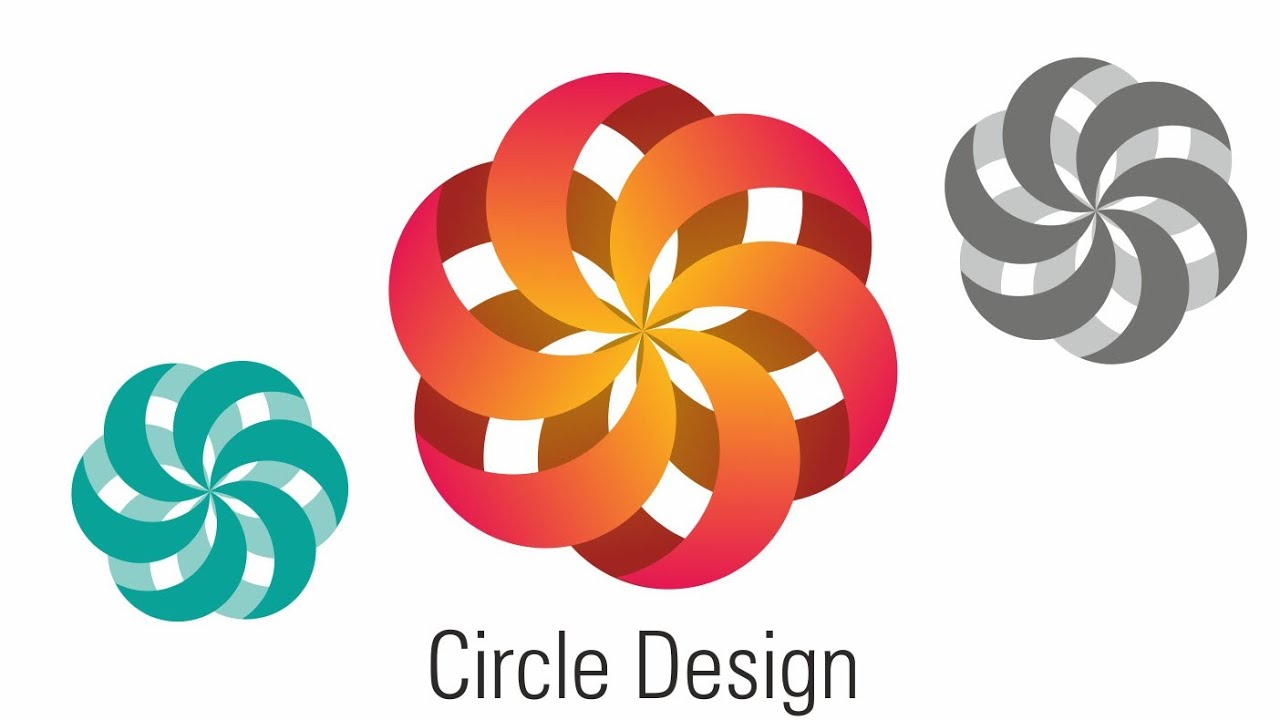 Circle Logo Design | Graphic Tutorial | Line Tips - YouTube