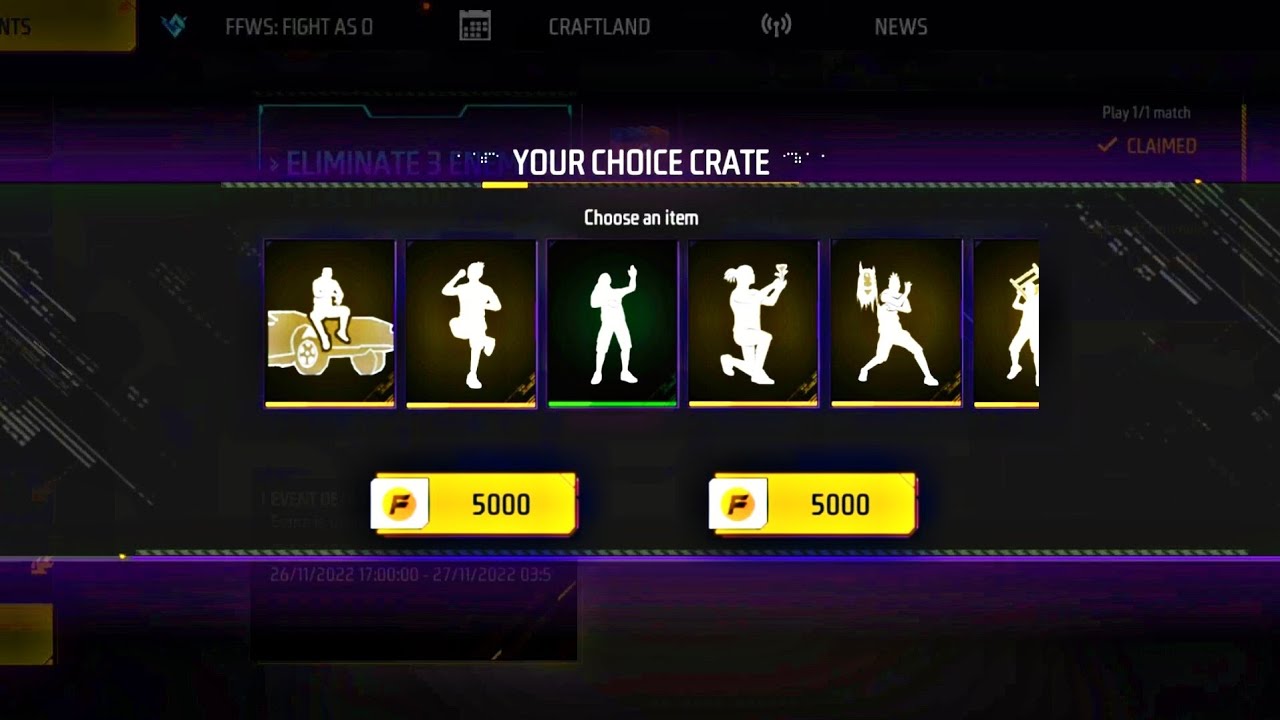 Gold Se Emotes Kaise Le 2023 | 2023 Free Emote Free Fire | Emote In ...