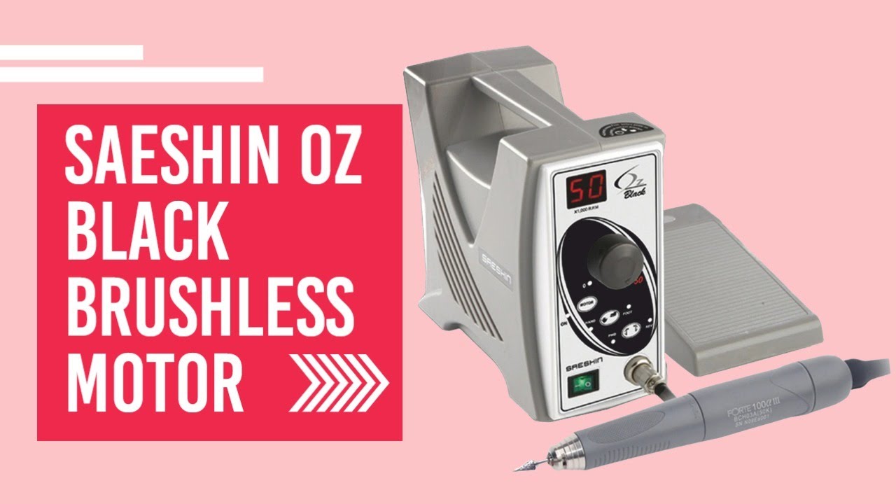 Oz Black Micromotor with Lab & Clinical Motor - YouTube