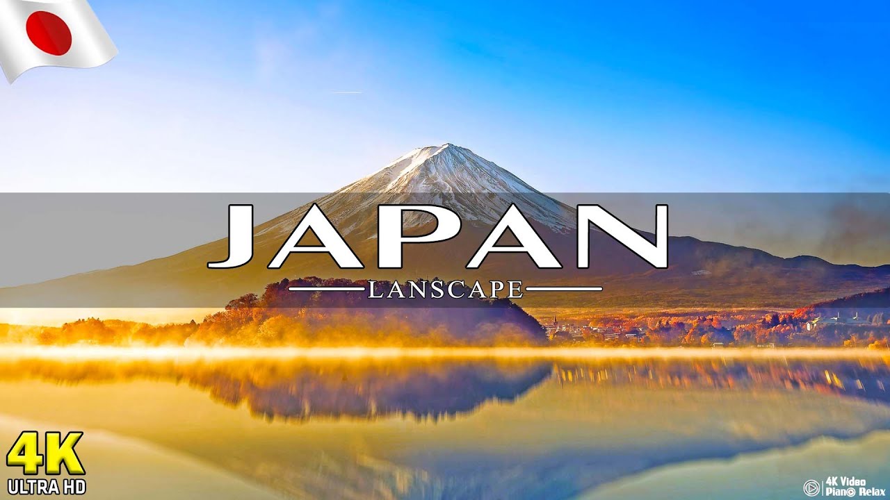 FLYING OVER JAPAN (4K UHD) - Relaxing Music Along With Beautiful Nature ...