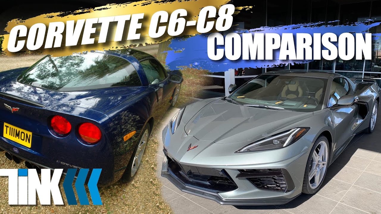 Mid-Engine vs Front-Engine Corvette Showdown! #CorvetteC8 #CorvetteC6 ...