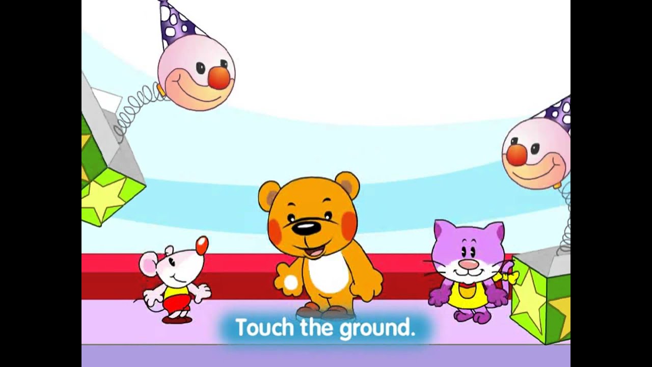 Super Teddy S1E2: Song: Teddy, jump. Turn around, touch the ground ...
