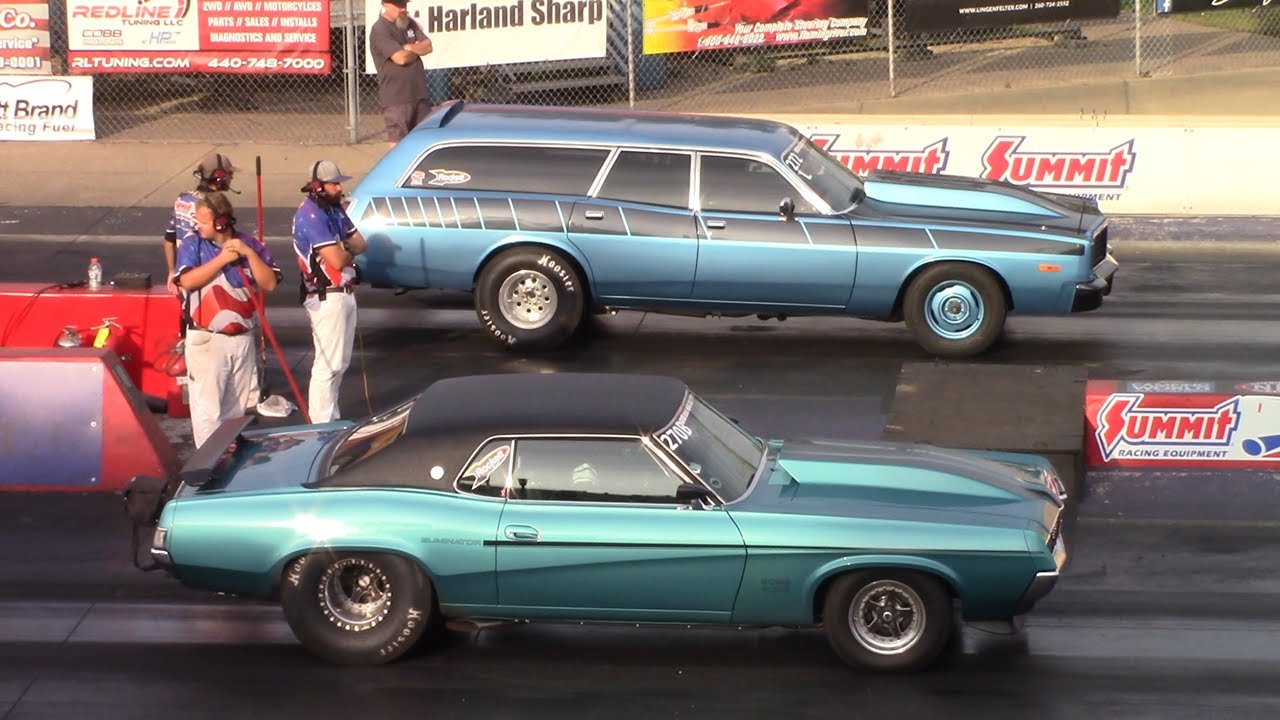 NA ‘69 Mercury Cougar Running 8s at Hot Rod Drag Week 2021 - YouTube