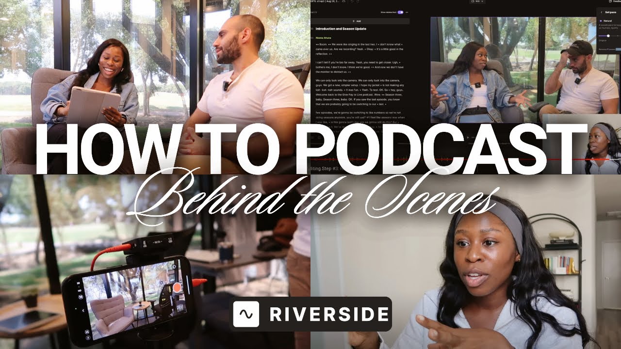 How I Film & Edit My Podcast | Day in the Life of a Podcaster (Full Riverside Editing Tutorial ...