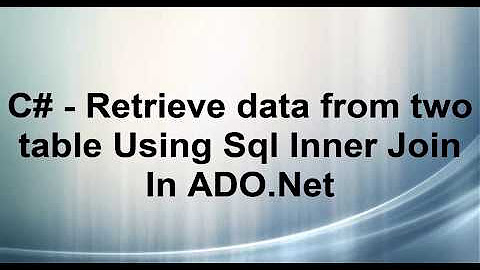 SQL Tutorials - YouTube