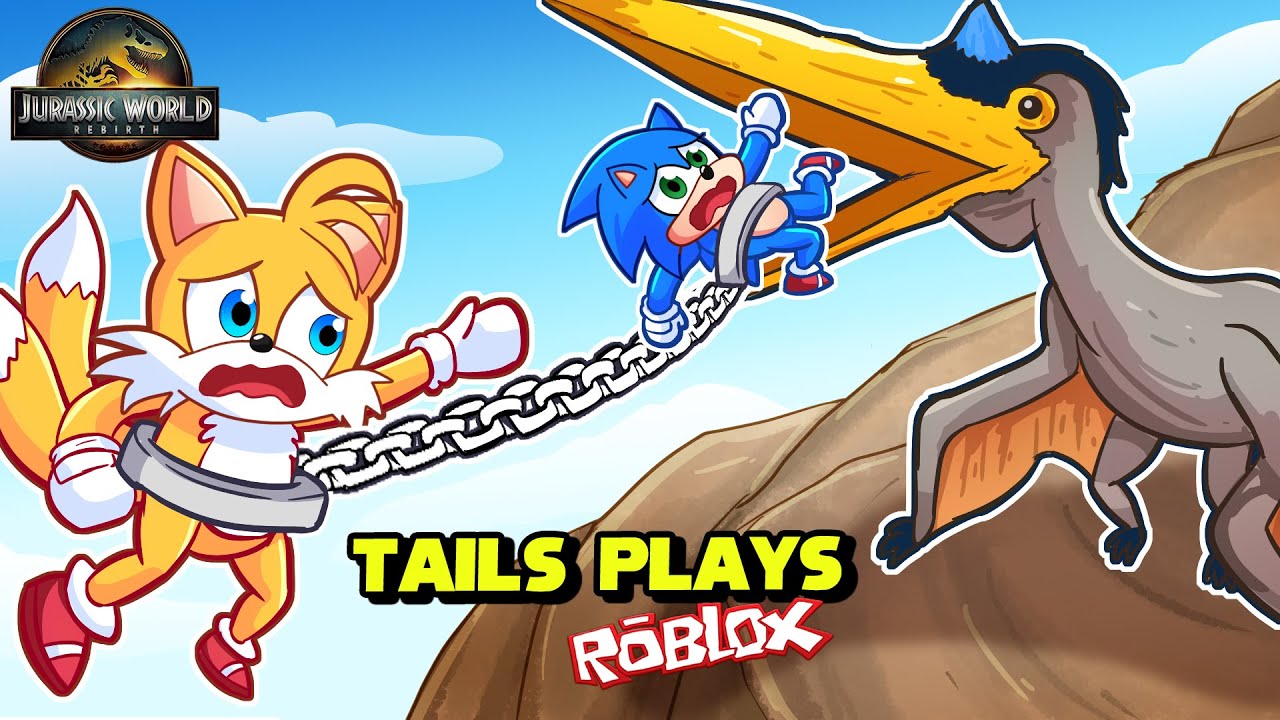 🦊 TAILS AND SONIC ARE CHAINED TOGETHER! | Tails Plays Roblox Chained ...