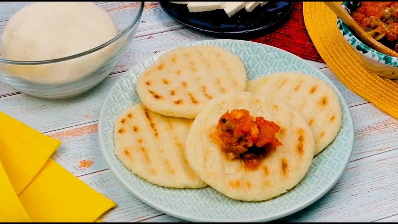 Arepas asadas - YouTube