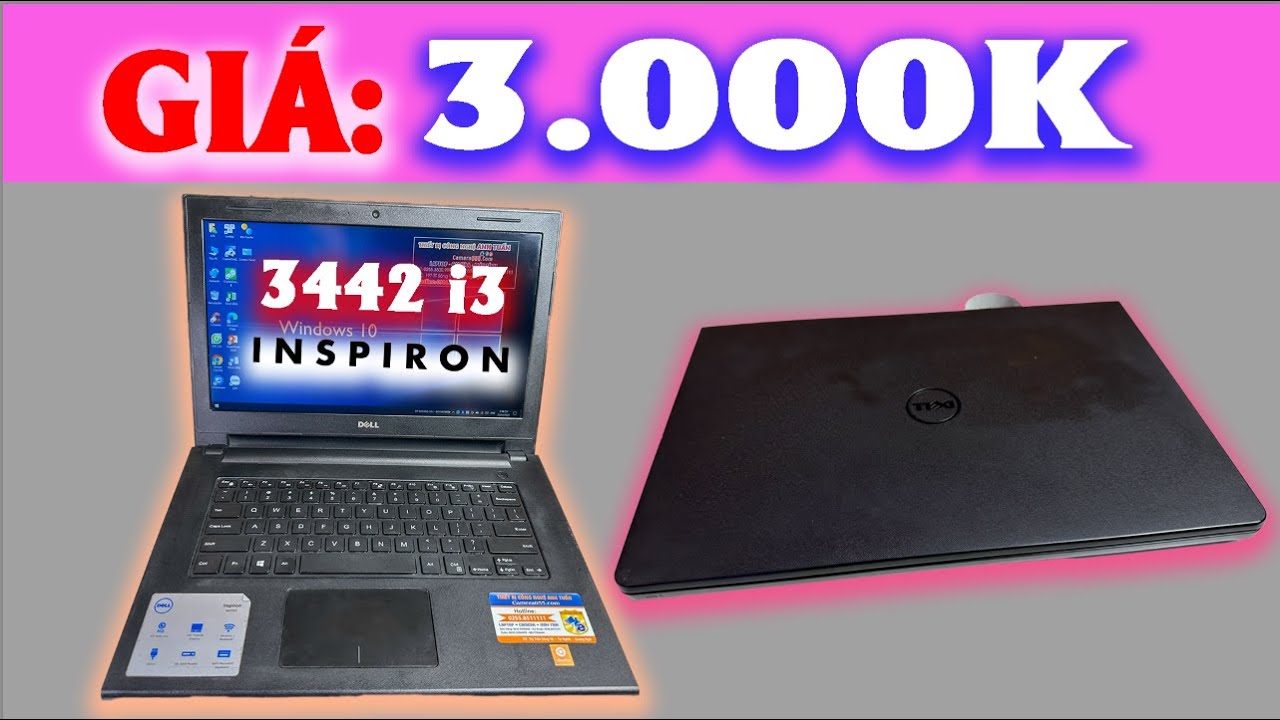 3 triệu Dell Inspiron 3442 Core i3 4005U, RAM 4G, SSD 256GB, VGA on ...