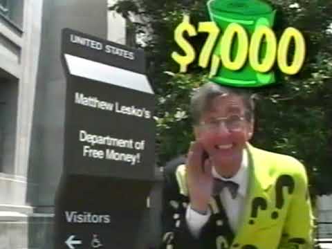 Free Money (2003) Television Commercial - Matthew Lesko - YouTube
