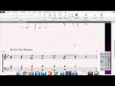Figured Bass AP Example - YouTube