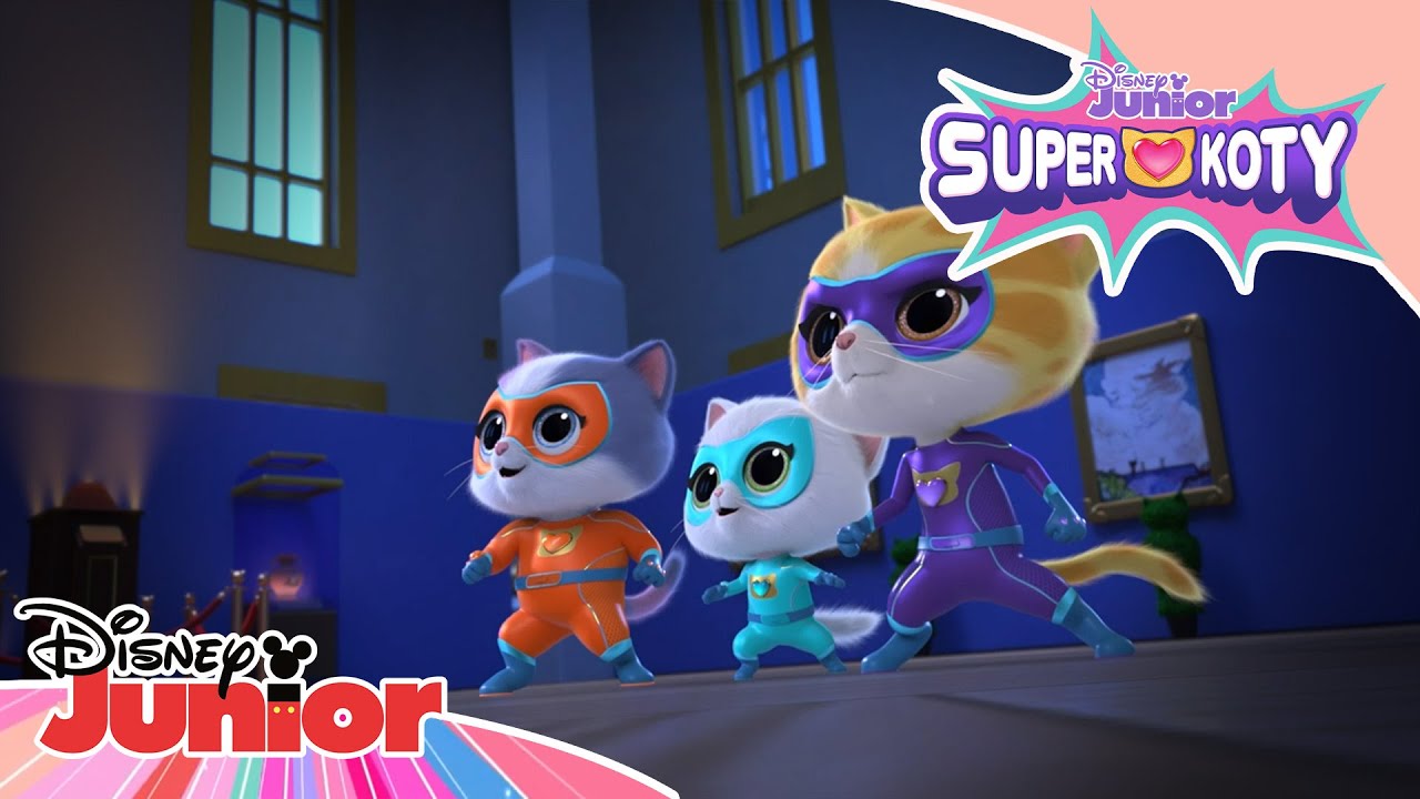 🐈‍⬛ Koci rabuś | Superkoty | Disney Junior Polska - YouTube