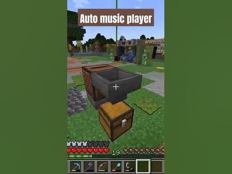 AUTOMATIC JUKEBOX MINECRAFT #minecraft #redstone - YouTube