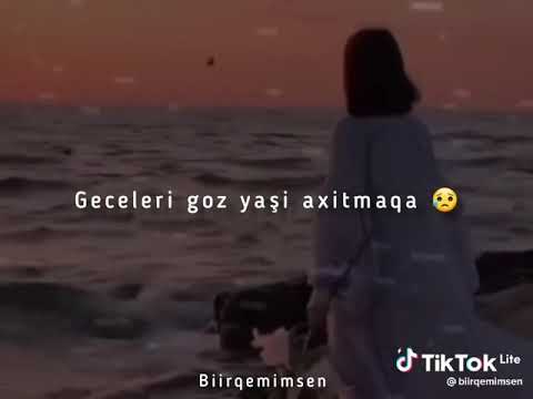 sənsiz çox darıxıram 💔😔