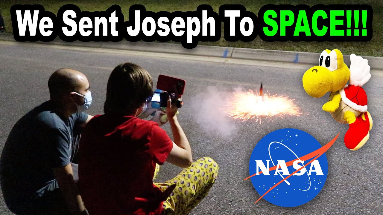 WE SENT JOSEPH TO SPACE!!! *BTS* - YouTube