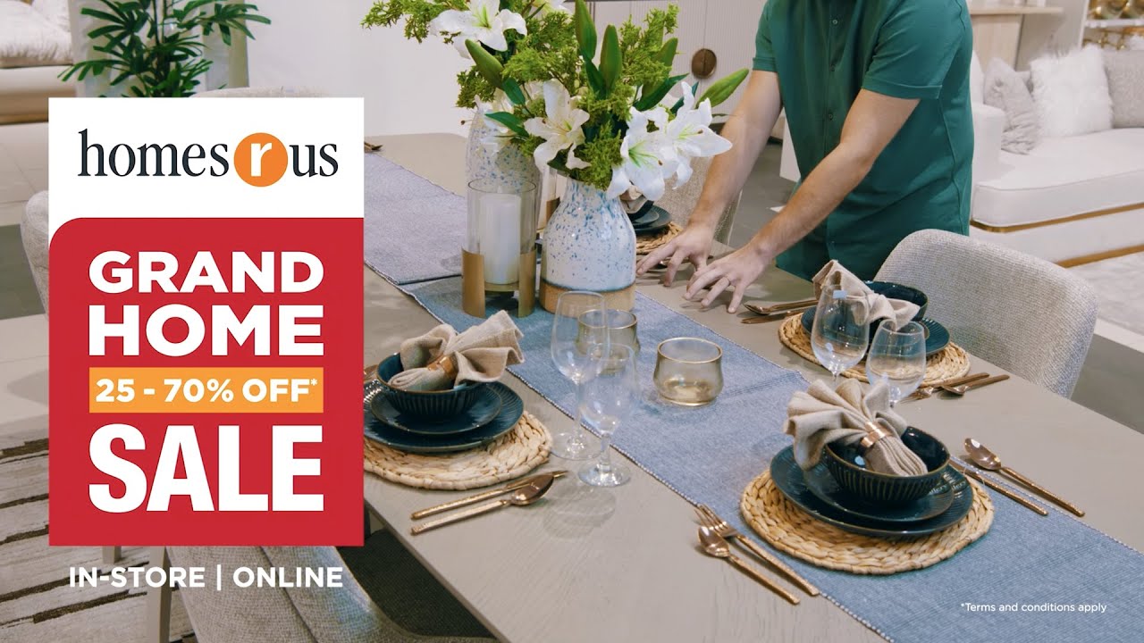 Homes r Us | Grand Home Sale 25 - 70% off | UAE - YouTube