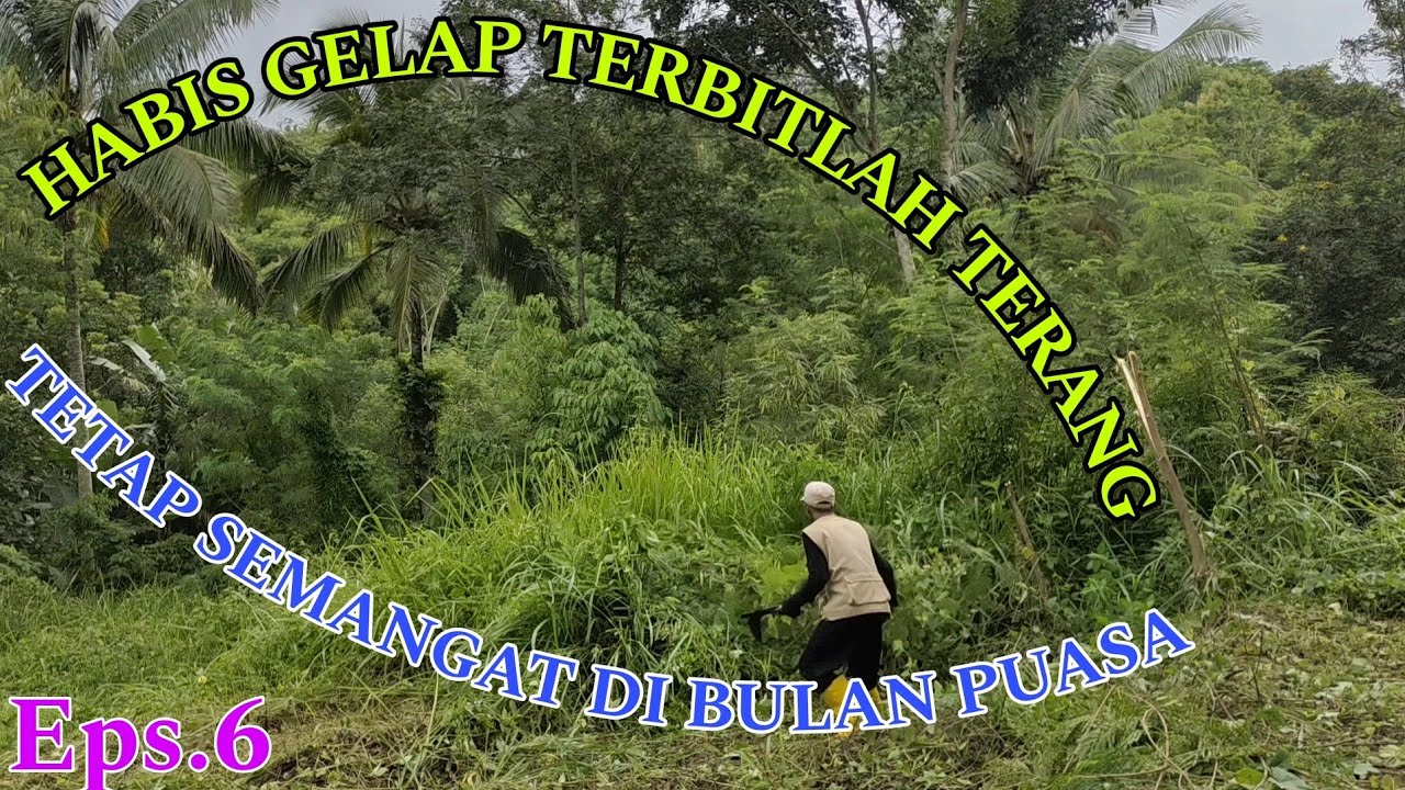 KEBON LEBAK Eps.6 MENANAM PISANG, TALAS DAN BABAD RUMPUT MERAMBAT ...