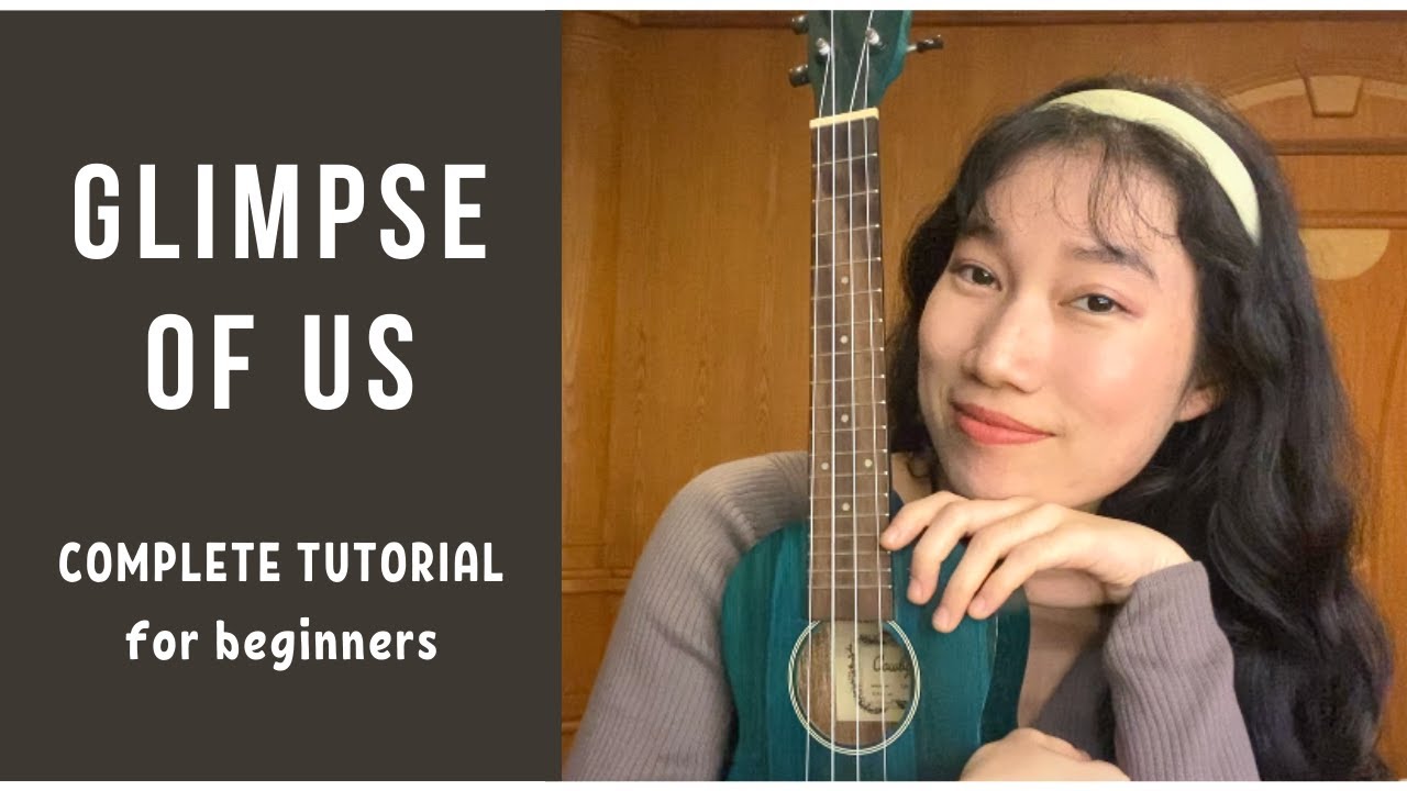 Joji - Glimpse of Us (UKULELE TUTORIAL) by Chairia Tandias - YouTube