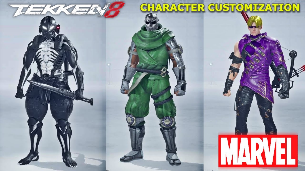How To Make Marvel Characters - Tekken 8 (Character Customization ...