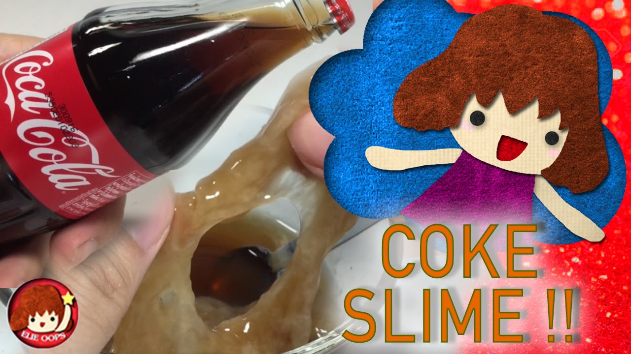 Let's Make Coke Slime Use Real Coke- Elieoops - YouTube