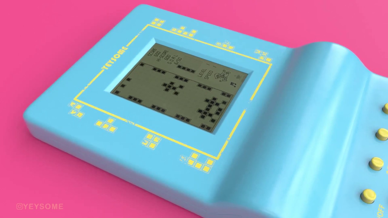Retro Brick Game - 3D animation - YouTube