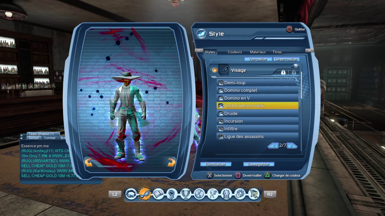 Dcuo style double face - YouTube