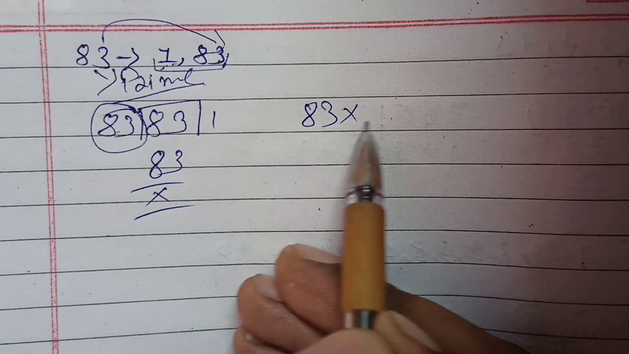 Factors Of 83 YouTube Factors Of 83 YouTube