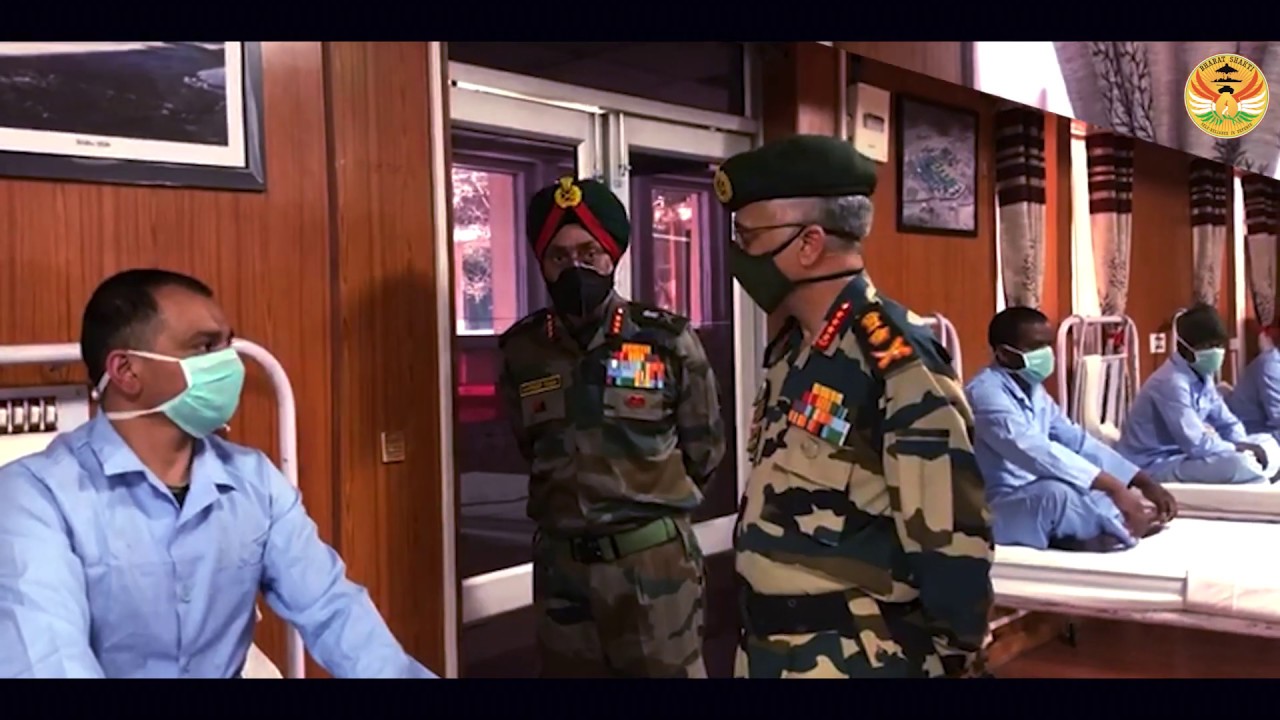 Army Chief Visits Injured Troops at Leh Hospital - YouTube
