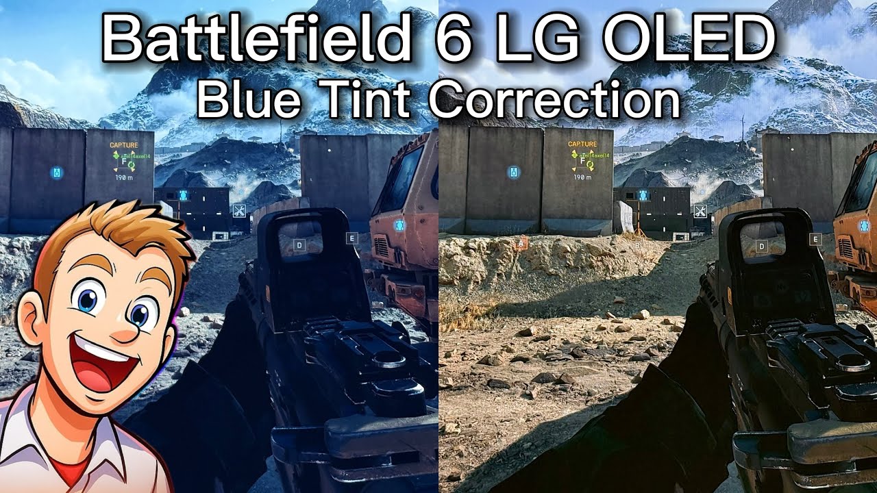 I have successfully removed the blue tint from Battlefield 6! (LG OLED ...