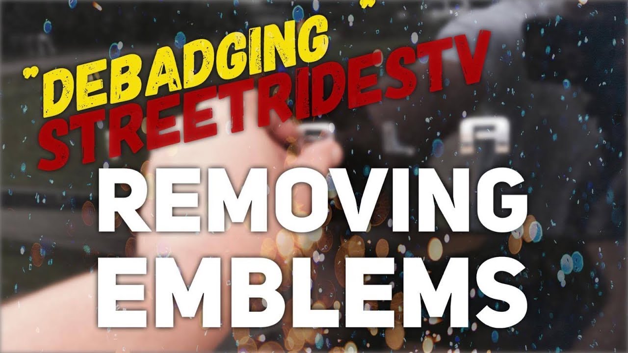 EASY WAY!! HOW TO REMOVE EMBLEMS DEBADGING YOUR CAR Removing Car Emblem ...