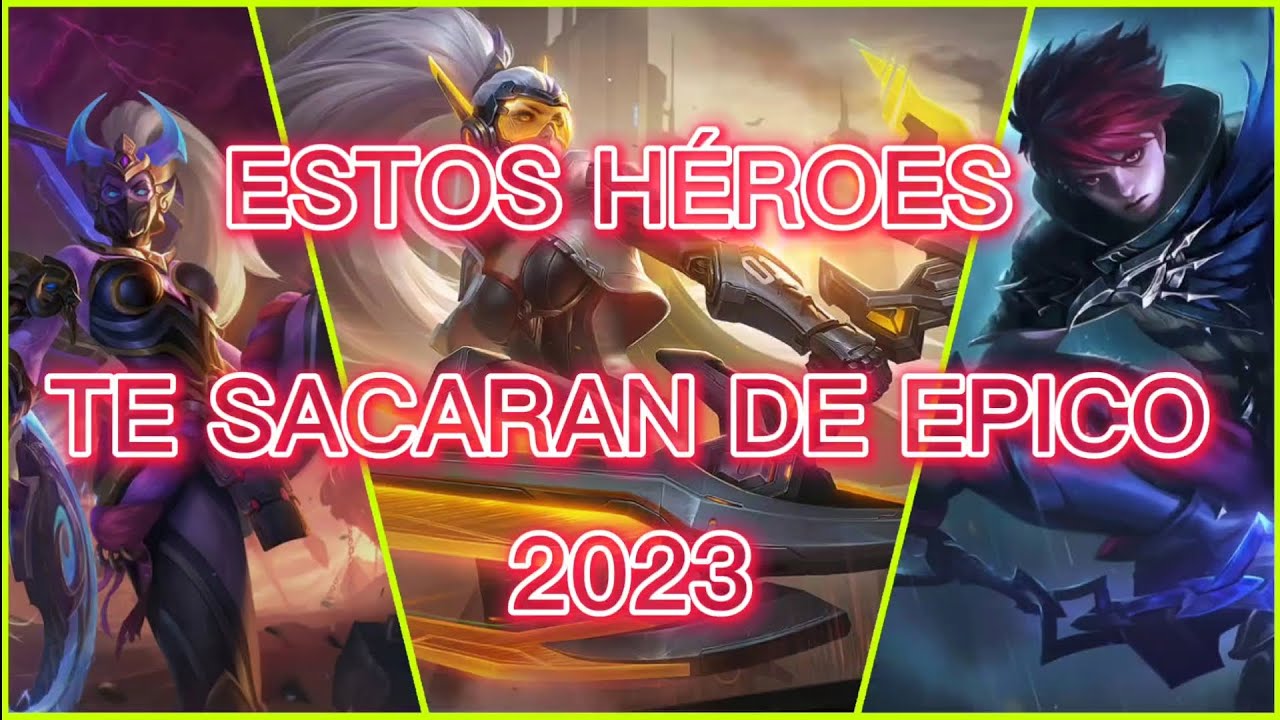 ESTOS HEROES TE SACARAN DE EPICO/LEYENDA 100% EN |MOBILE LEGEND LATAM ...