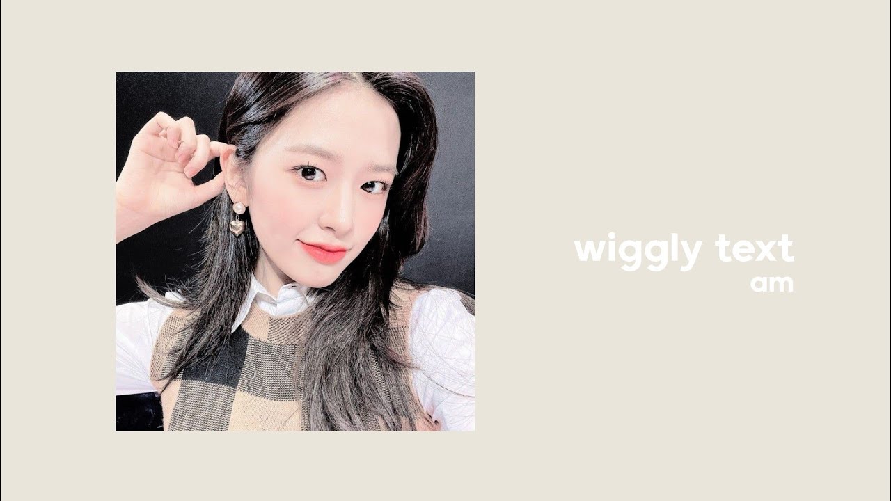wiggly text - alight motion tutorial - YouTube