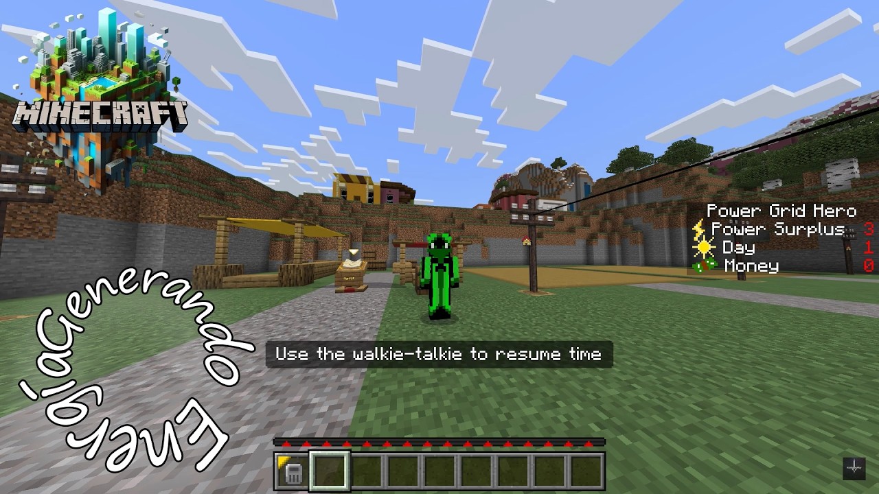 Minecraft Power Grid Hero, Generando Energía - YouTube