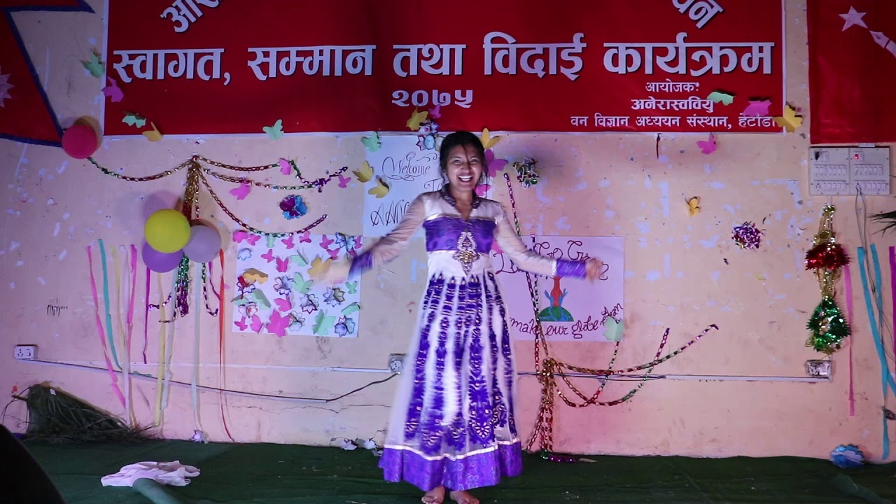 Ghagra & Chamak challo chel chabeli Mashup Dance @ANNFSU IOF, Hetauda Welcome Program 2075 ...