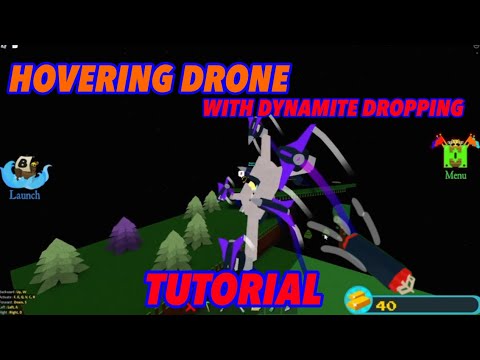 Hovering Drone With Dynamite Dropping Mechanism Tutorial - Build A Boat For Treasure - YouTube
