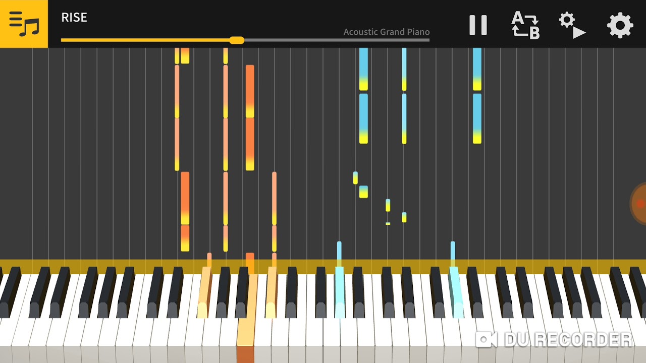 Piano tutorial|RISE by The Glitch Mob/The word alive - YouTube