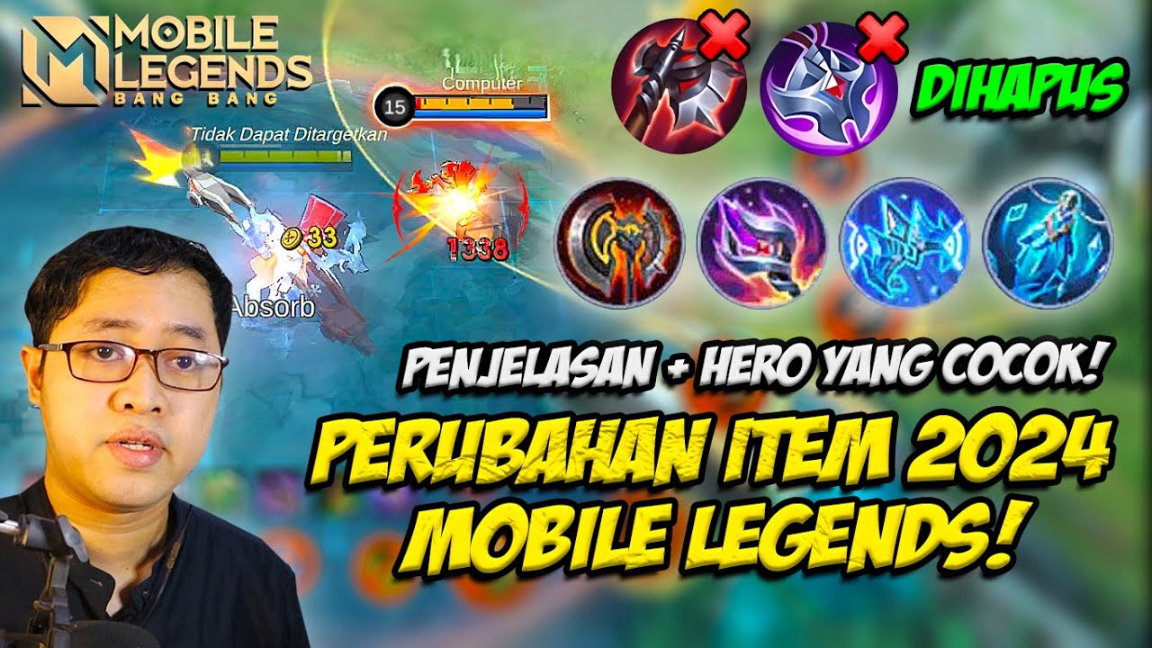 PENJELASAN PERUBAHAN ITEM MOBILE LEGENDS + BAHAS WAR AXE, WINTER CROWN ...