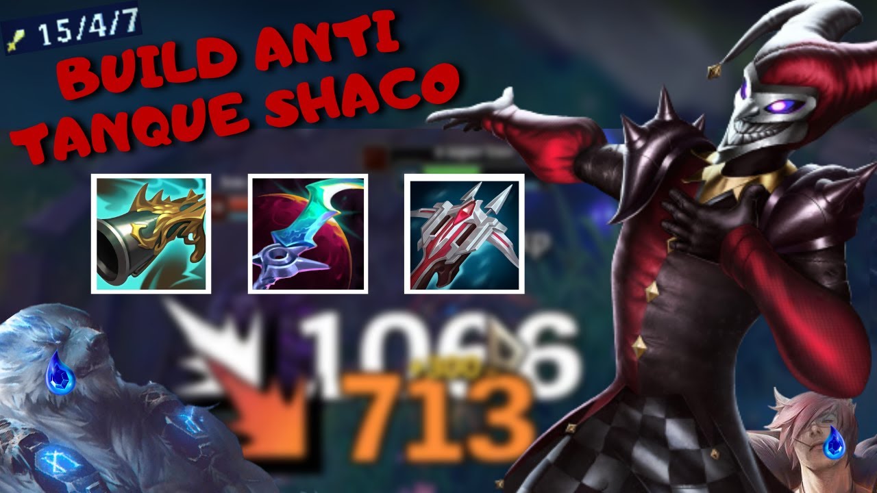 COMO JOGAR DE SHACO CONTRA CAMPEÕES TANK [GAMEPLAY PT BR] - YouTube