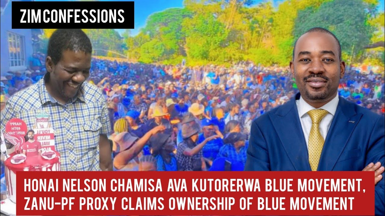 Honai Nelson Chamisa Ava Kutorerwa Blue Movement, Zanu-PF Proxy Claims ...