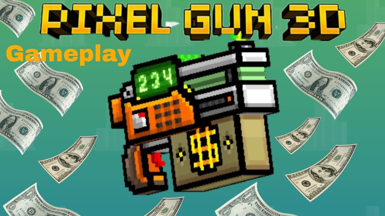 Pixel Gun 3D - Money Rain Gameplay - YouTube