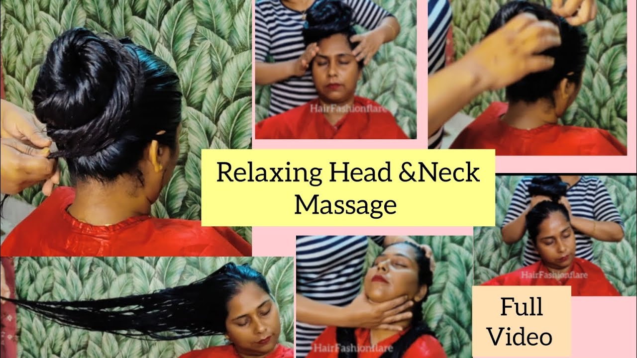 Relaxing Head & Neck Massage//Relaxing ASMR - YouTube