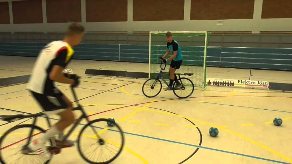 Cycleball textbook - Goalkeeper training 1 - YouTube